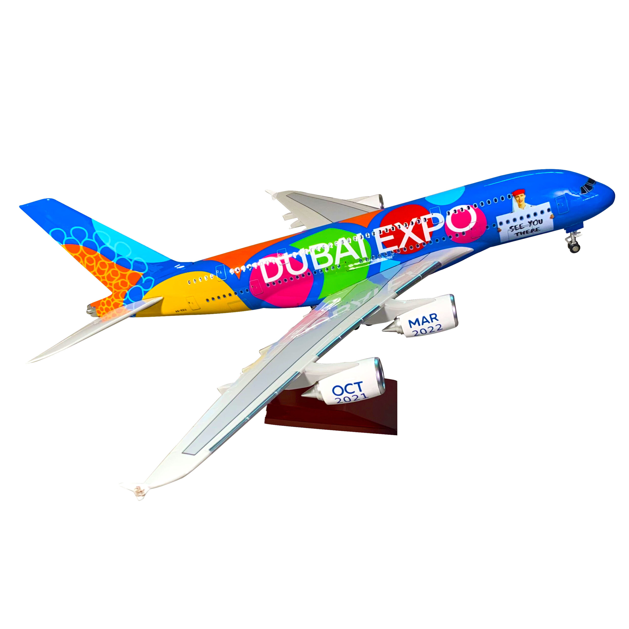 Aircraft Buyer Models Scale 1/160 Large Airplane Model Emirates Airbus ...