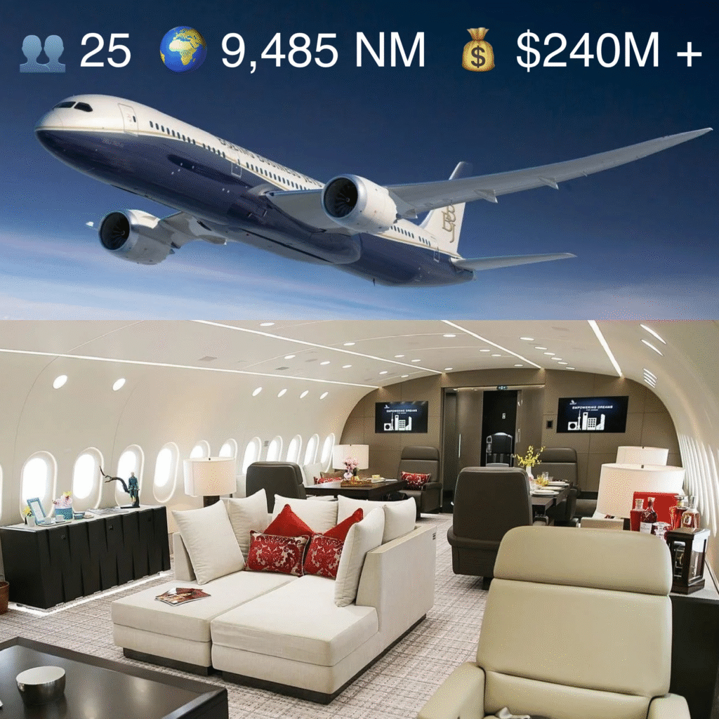Inside the flying penthouse – Boeing's Luxury 787 Dreamliner costing ...